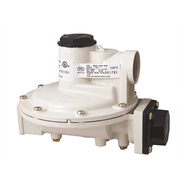 Excela-Flo MEC Full Size Second Stage Regulator 3/4 in. FNPT Inlet x 3/4 in. FNPT Outlet - 2 psi ...